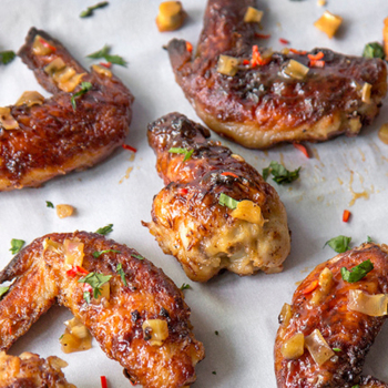 Sweet & Spicy Grilled Chicken Wings - Olivia Olive Oil